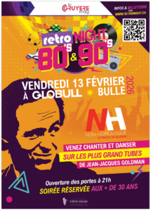 Retro Night - Les soirées des années 80 & 90 à Bulle - Retro Night